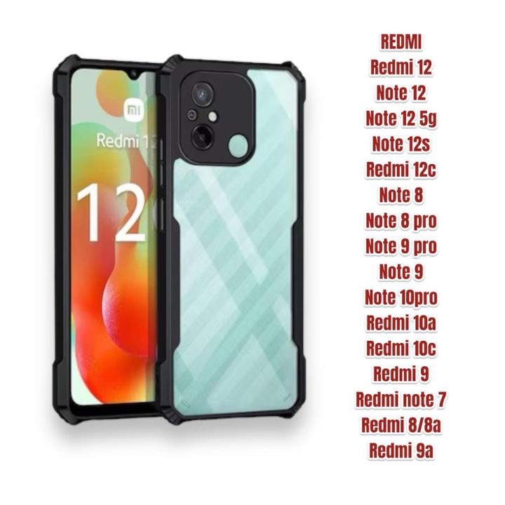 Mi Redmi 9 9A 10A 10C 12 12C Note 7 8 9 10 12 Pro 5G IPAKY Shockproof ...