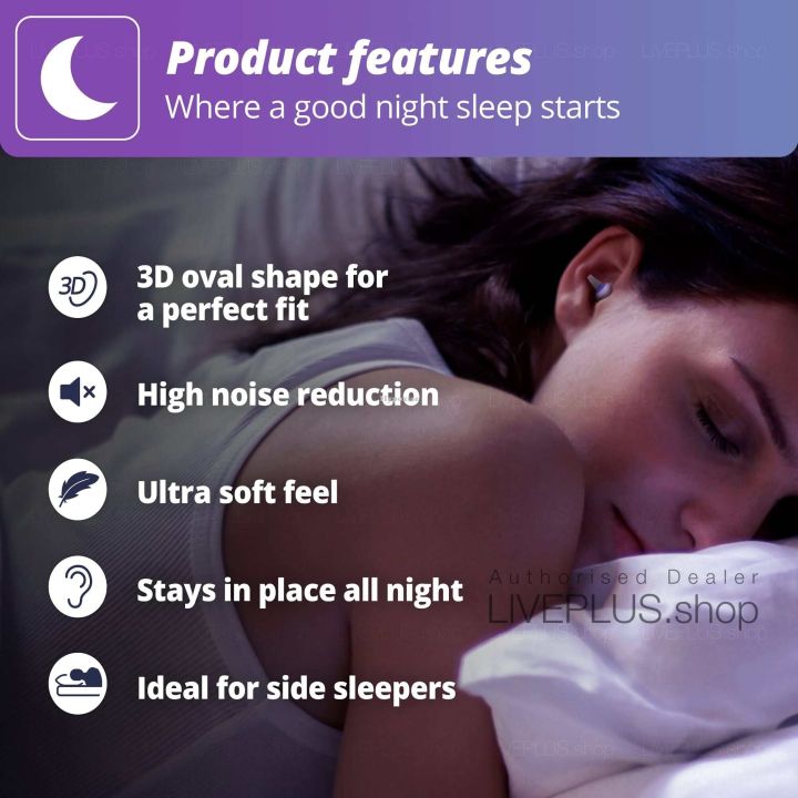 Hypoxiae Alpine SleepDeep Earplugs — Soft Ear Plugs Close Cover Anti ...