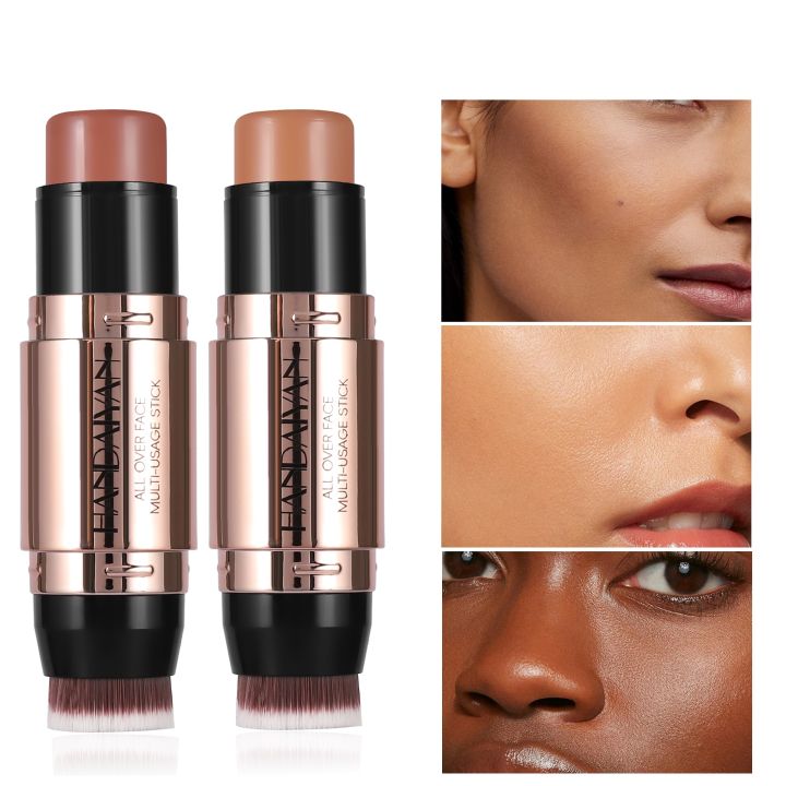 HANDAIYAN dual-ended contour concealer stick with brush lightweight ...