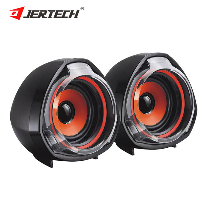 JERTECH S1 Gaming Speakers Dual Stereo RGB Lighting For PC Car Home ...