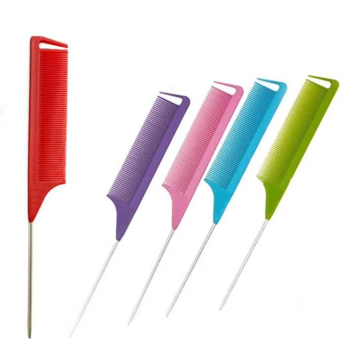 Comb Rat Tail Separate Parting Teasing Anti-Static Heat Resistant Tail ...