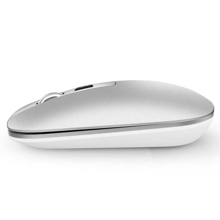 M50 Dual Mode Rechargeable Mouse Metal Wheel Mute Smooth Touch ...