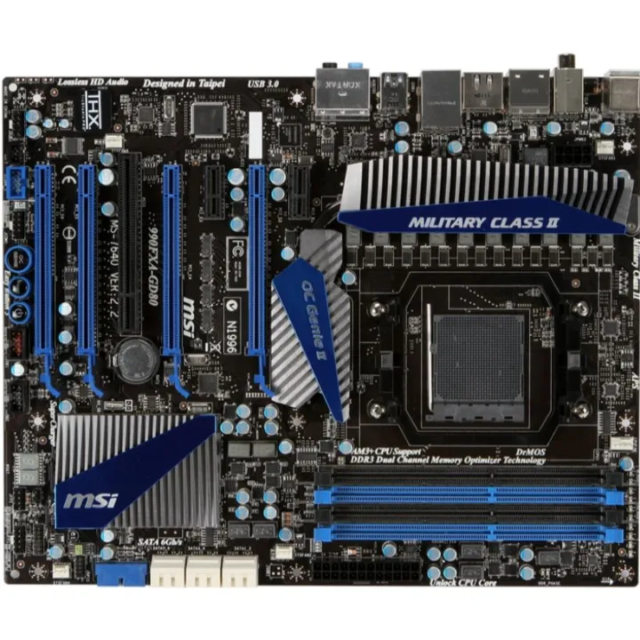 990FXA-GD80 Military Class II AM3+ Gaming Motherboard | Daraz.lk
