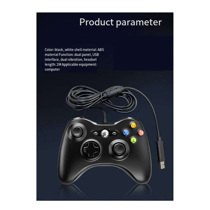 USB Wired Game Pad Joypad Gamepad Controller with Earphone Hole Gamepad ...