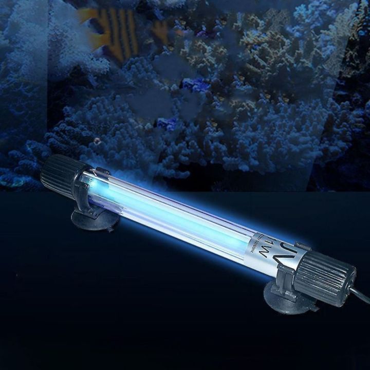 Aquarium Accessories 3/5/7/9/13W Fish UV Sterilization Lamp Glass ...