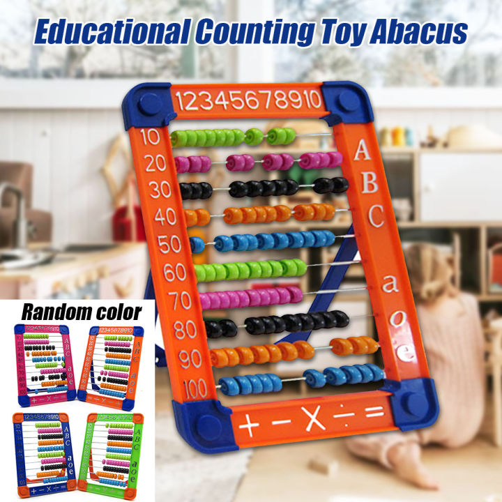 Educational Counting Toy Math Numbers Counting Beads Learning Abacus ...
