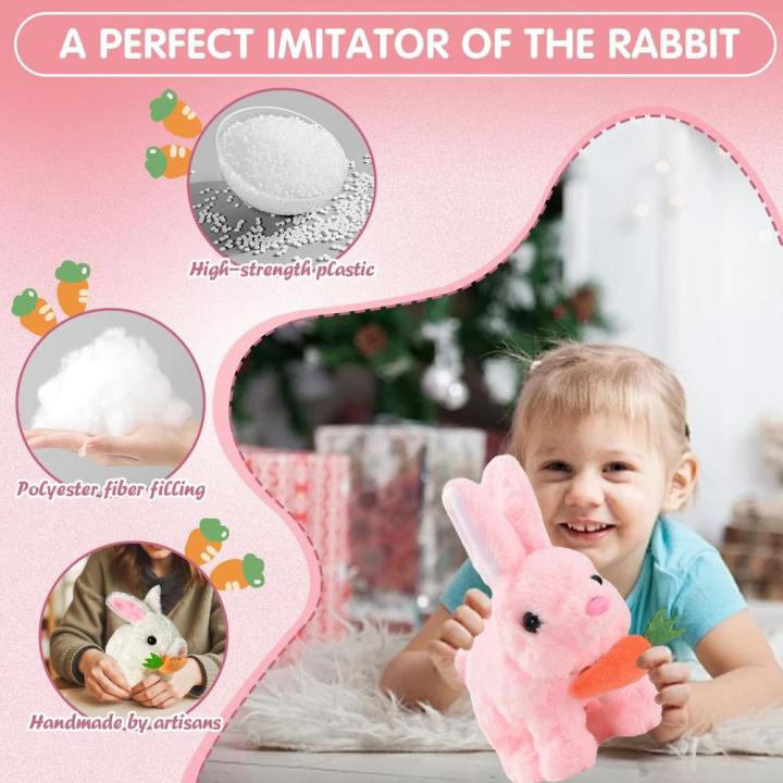 Electronic Realistic Bunny Interactive Toys Animated My Realistic Bunny ...
