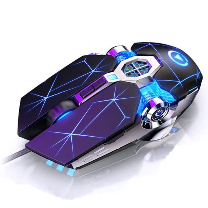 Professional USB Wired Gaming Mouse 6 Button 3200DPI LED Optical ...