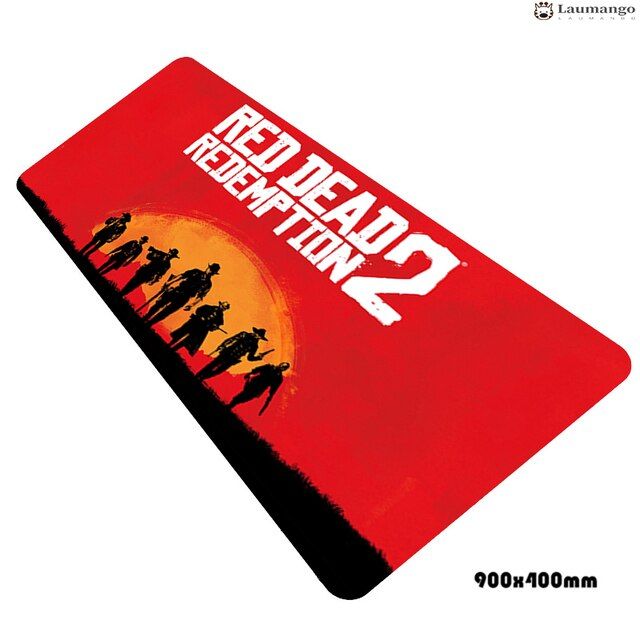 Keyboard Red Dead Computers Mat Redemption 900X400 Table Pc Go Mousepad ...