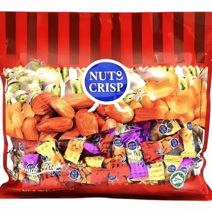 Nuts Crisp Peanut Candy with Cashew nut/Pistachio/Almond Flavors ( 50 ...