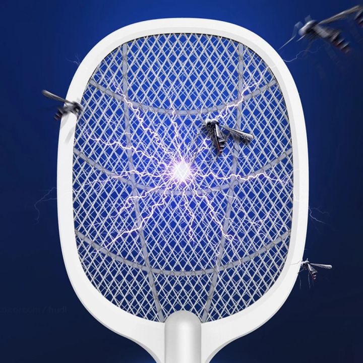 Portable Fly Racket Mug Killer Household Zapper Fly Swatter Racket ...