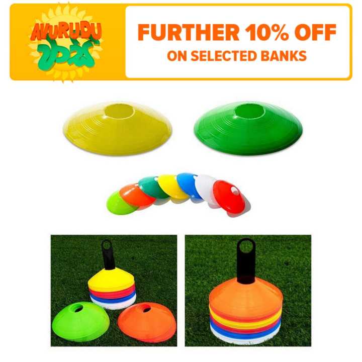 【DIV MALL】Sign Disc Cone Football Flying Saucer Plate Training | Daraz.lk