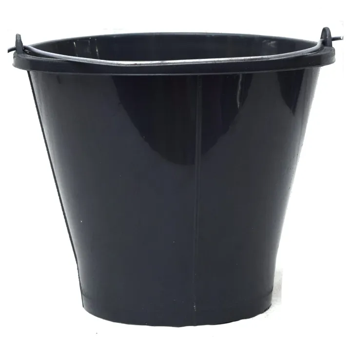 Plastic Well Bucket 6L - Black | Daraz.lk