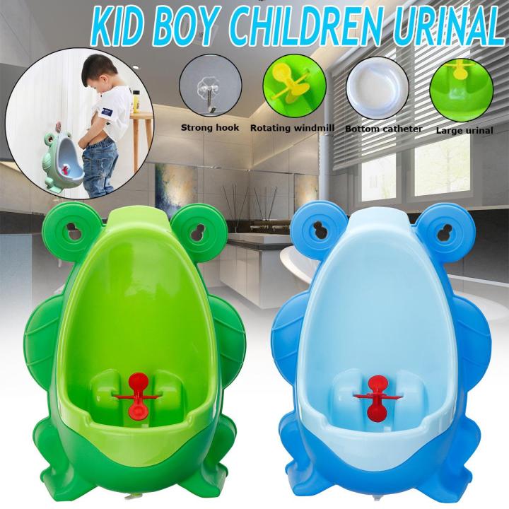 Bathroom Child Kids Boys Frog Potty Urinal Stand Up Sit Dowm Pee Poo ...