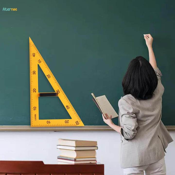 Math Geometry Equipment Triangle Big Size Multifunction Teaching Ruler ...