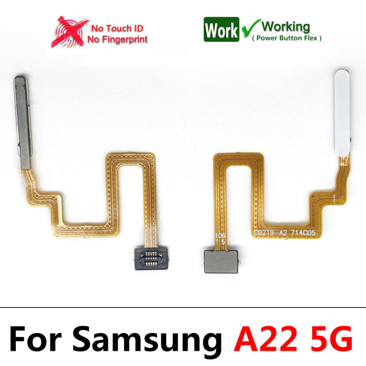New For Samsung A12 A22 A32 4G 5G Fingerprint Sensor Home Return Key ...