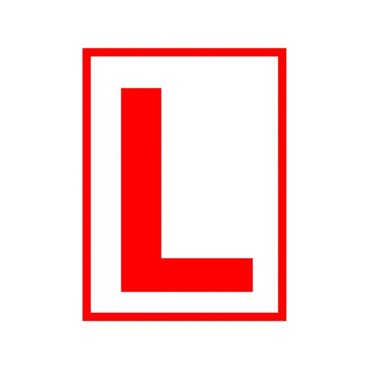 L Board with Border Learning Driver Board - Sign - 15x21cm | Daraz.lk
