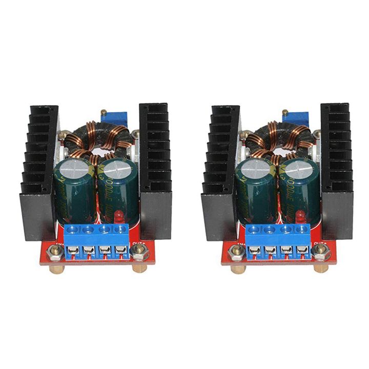 JINMY 2X DC-DC 9A 150W DC Step-Down Converter 5-40V to 1.2-35V Power ...