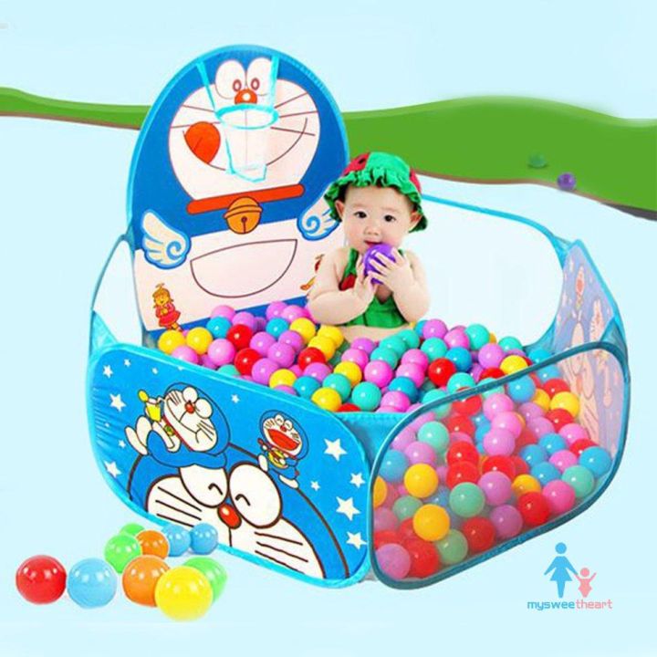MSH Children Ocean Ball Pool Kids Play Tent Doraemon can cast ...