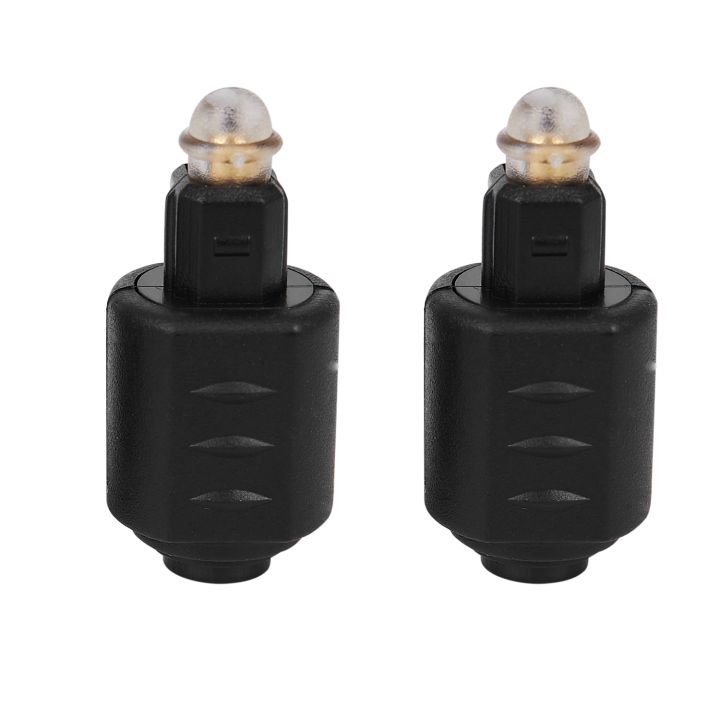2 Packs Optical 3.5mm Female Jack Plug To Digital Toslink Audio Adapter ...