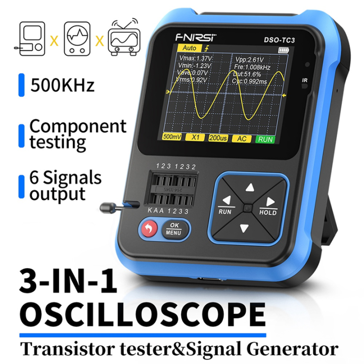 -TC3 Digital Oscilloscope Transistor LCR 3 in 1 Tester B | Daraz.lk