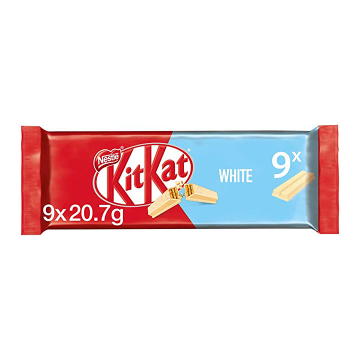 Kit Kat 2 Finger White Chocolate Bar Pack Of 9 | Daraz.lk