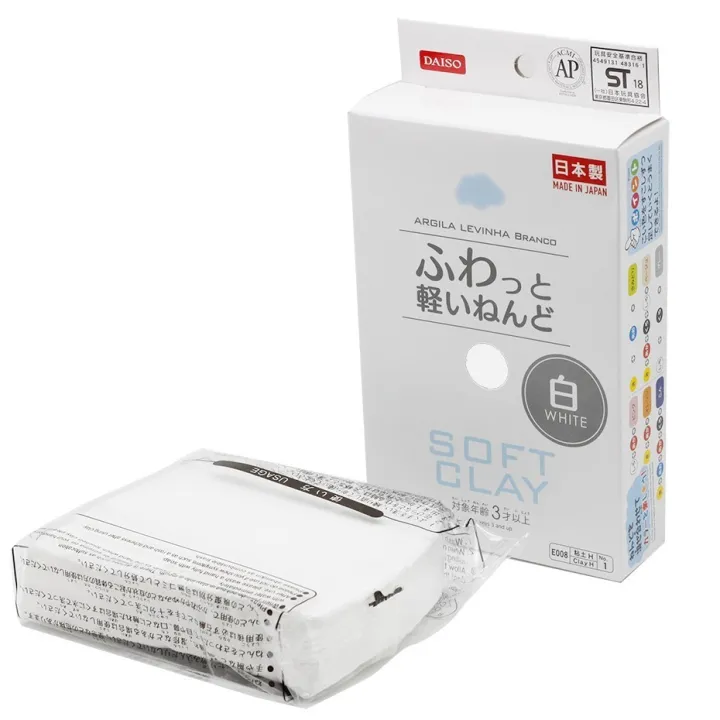 【GlobalTrendz】Japan DAISO Slime Diy Soft Super Light Modeling Air Dry ...