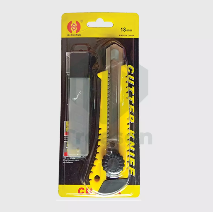 CUTTER KNIFE / PAPPER CUTTER 18mm WITH 3 BLADES | Daraz.lk