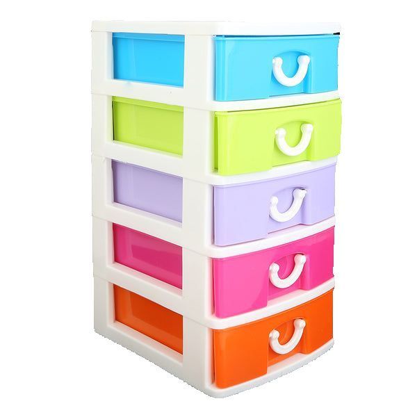 Mini plastic Drawer 5in1 / Storage Drawer / Girls small Things Box ...