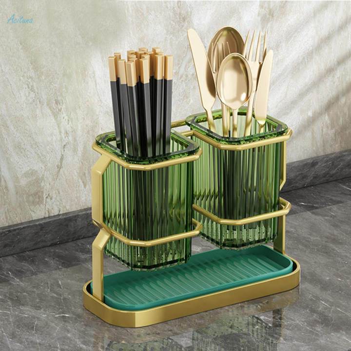 Kitchen Utensil Holder Tableware Stand Organizer, Storage Cutlery ...