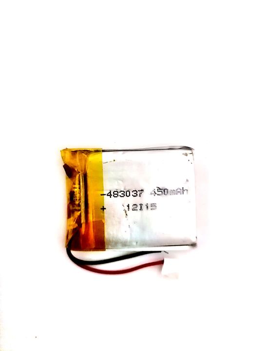 Rechargeable 3.7V 450mAh Li-Po Battery 483037 Lithium Polymer Battery ...