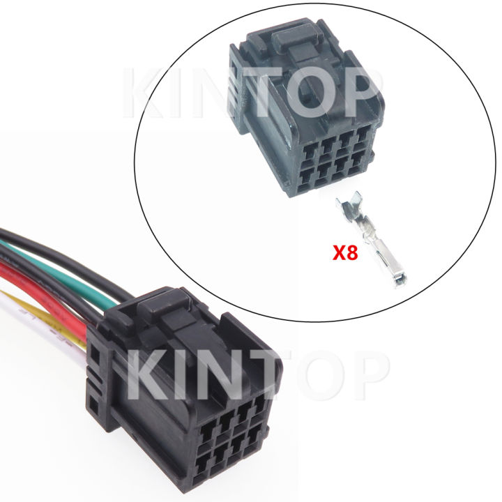1 Set 8 Pins 174044-2 Automobile Wire Connector Car Window Lifter ...