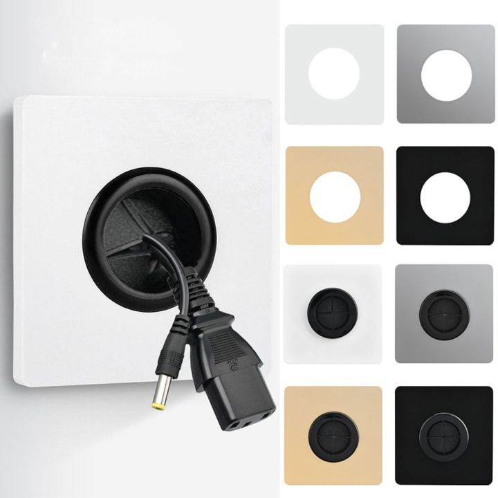 Wiring Accessories With Rubber Pad Wall Blank Panel With Outlet Hole ...