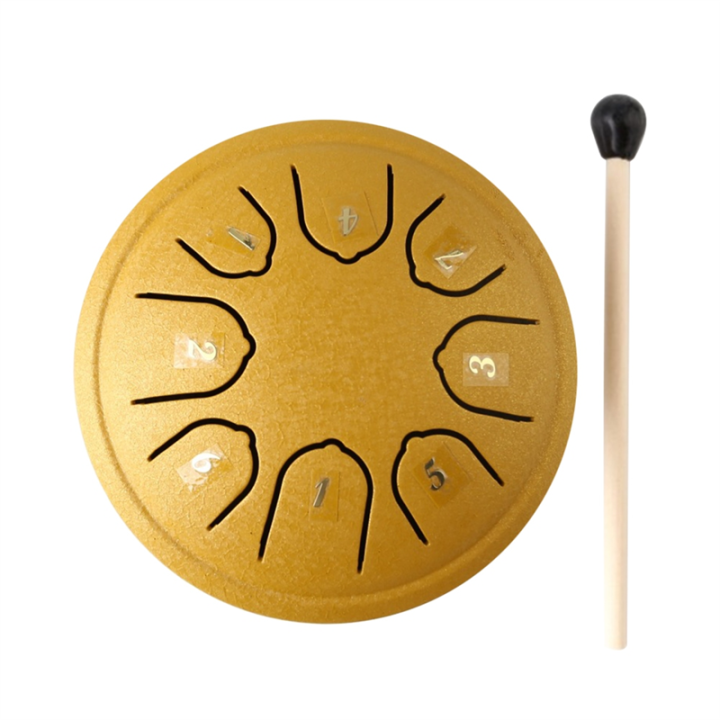 Rain Drum for Outside Steel Tongue Drum, 8 Notes 4.5 Inch Chakra Tank ...