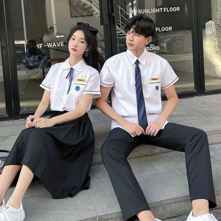Graduation Ceremony Business Attire High School Student Summer Shirt ...