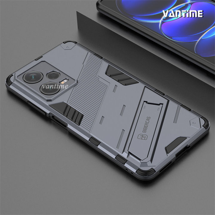 Vantime for Xiaomi Redmi Note 12 Pro+ / Note 12 Pro Plus 5G Case Kickstand Ultra Thin Shockproof ...