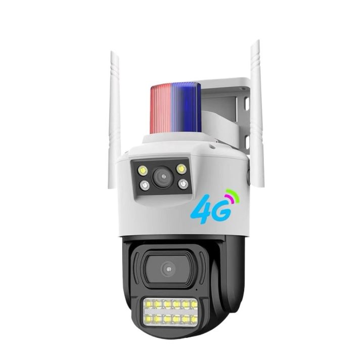 4G Sim Card CCTV PTZ Outdoor Night Vision Color Dual Lens Camera | Daraz.lk