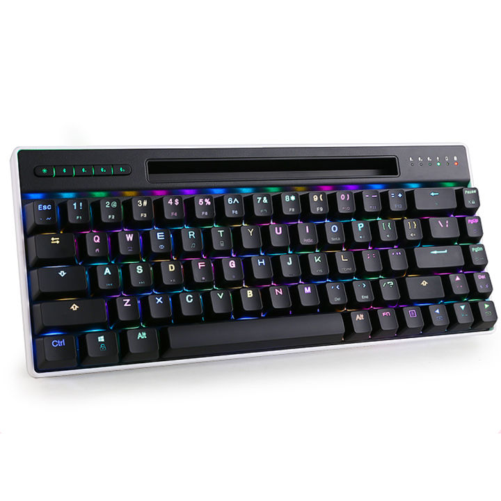 Magic-Refiner MK16 Mechanical Keyboard BT Wired Dual Mode Keyboard 68 ...