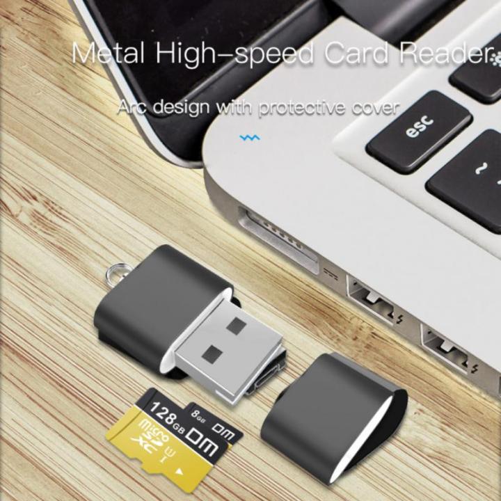 NEW Mini High Speed USB2.0 Card Reader Mini USB TF Card Adapter For ...