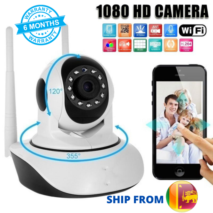 Wireless 360° Rotate CCTV Home Security Cloud Network HD Camera Night ...