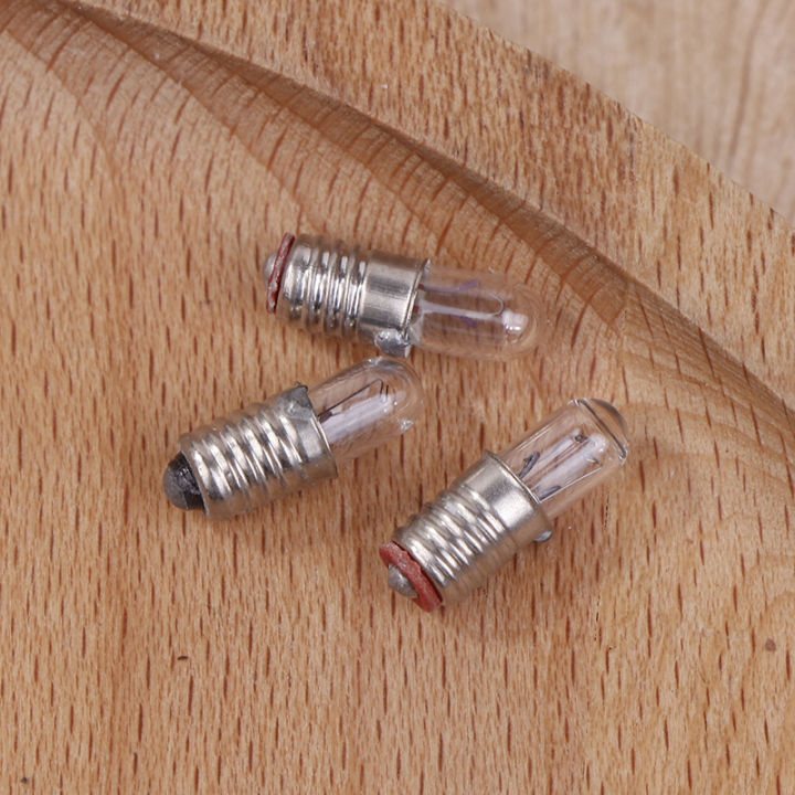 10Pcs/Lot Mini Indicator Light Bulb E5 Screw Mouth Miniature Lamp Light ...