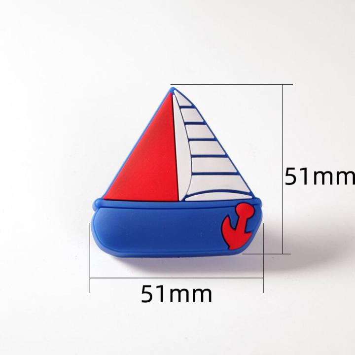 1PCS Rubber Cabinet Nautical Series Knobs Style Children Room Drawer ...