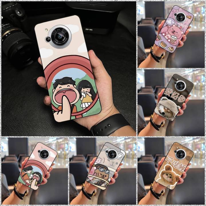 Cute Waterproof Phone Case For Sharp Aquos R7/SH-52C Cartoon Graffiti ...