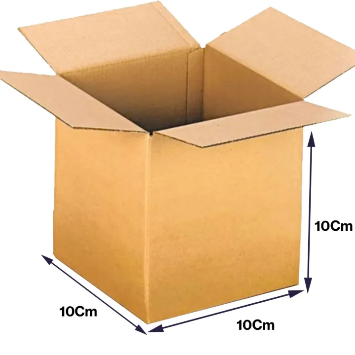 10×10×10 CM (10 Boxes) Cardboard Paper Boxes / Carton for Daraz ...