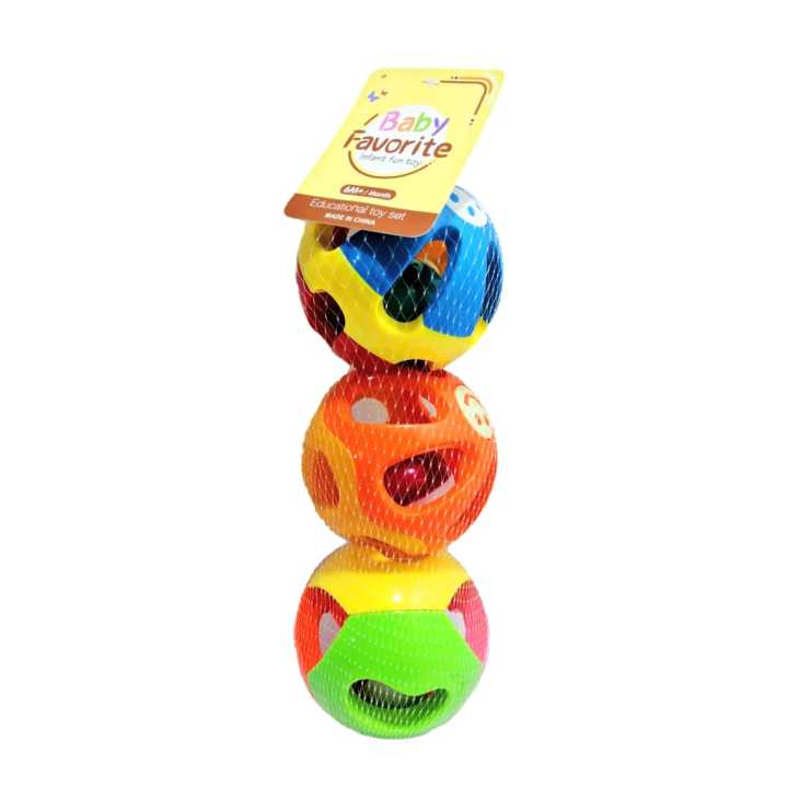 Rattle Ball Set 3pcs | Daraz.lk