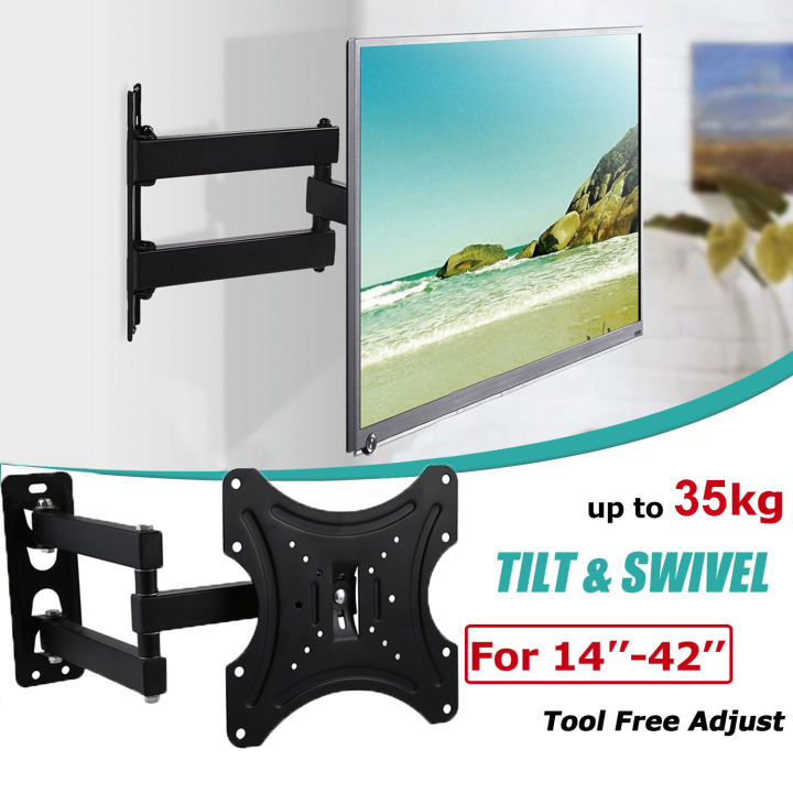 Tv Bracket Wall Mount 14-42 Rotatable 360' | Daraz.lk