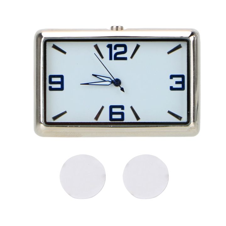 Fashion Mini Car Clock Quartz Watch On Air Vent Dashboard On-board ...