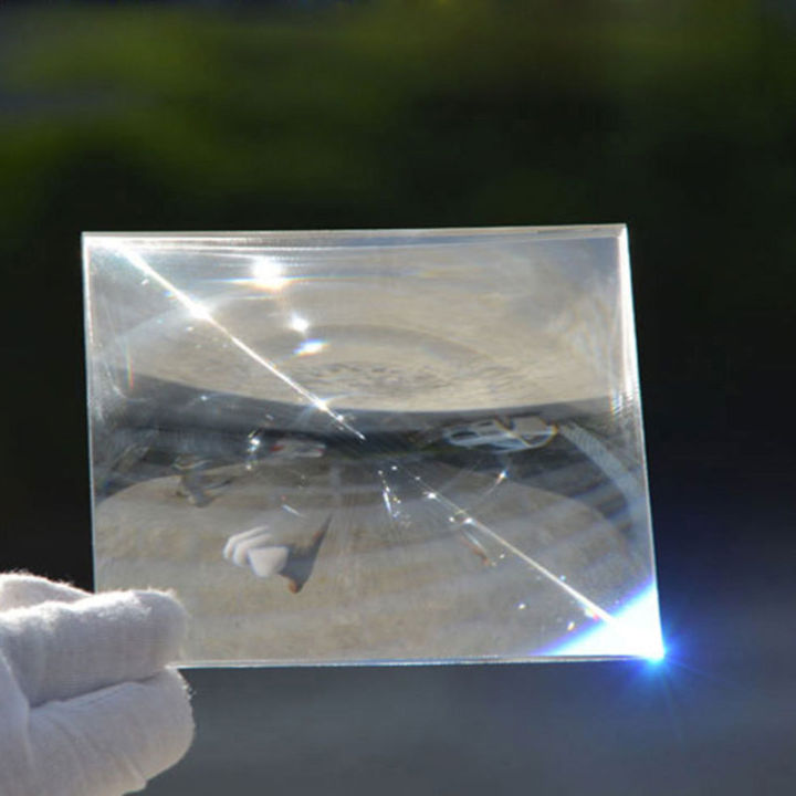 140x90mm Rectangle Optical Pmma Plastic Fresnel Lens Focal Length Diy ...