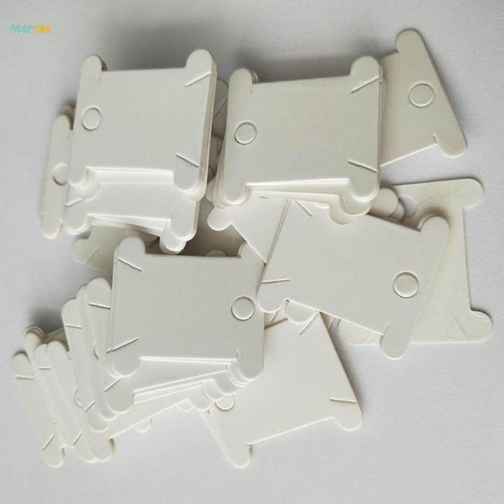 200x Floss Bobbins Embroidery Thread Bobbin Winding Card DIY Cross ...