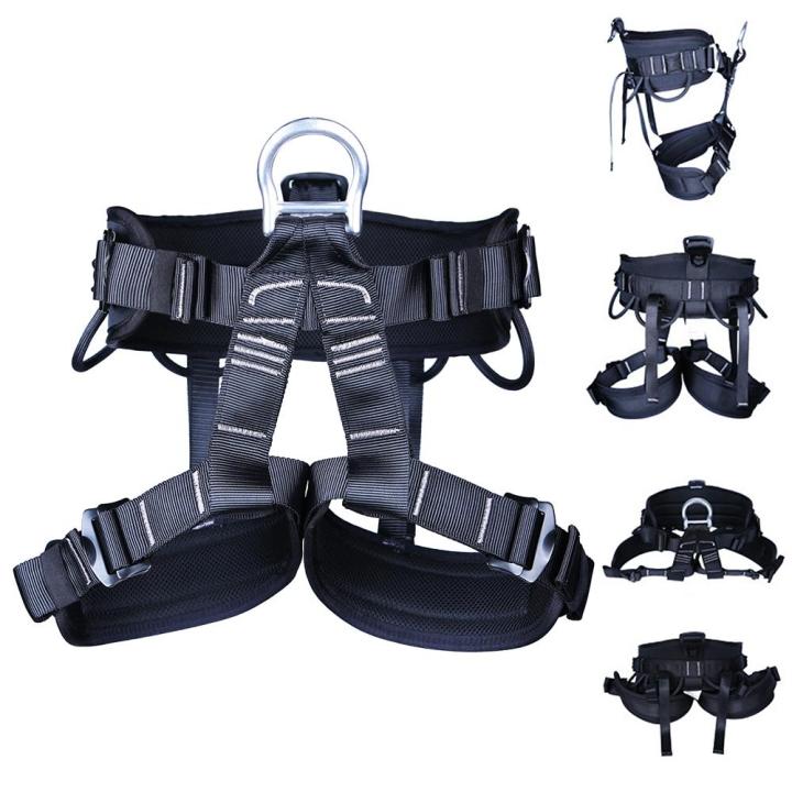 Rock Climbing Harness Falling Protection Safety Belt Rappelling ...